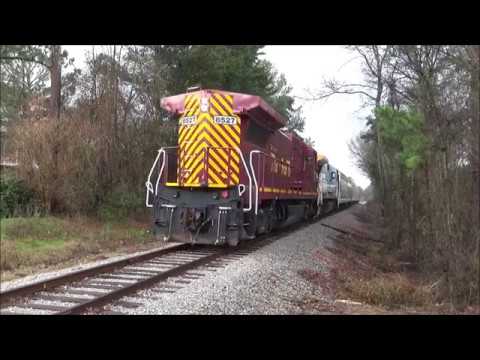Chasing a pair of B39-8s on Alabama's Last Independent Shortline