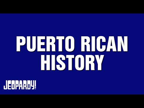 Puerto Rican History | Category | JEOPARDY!