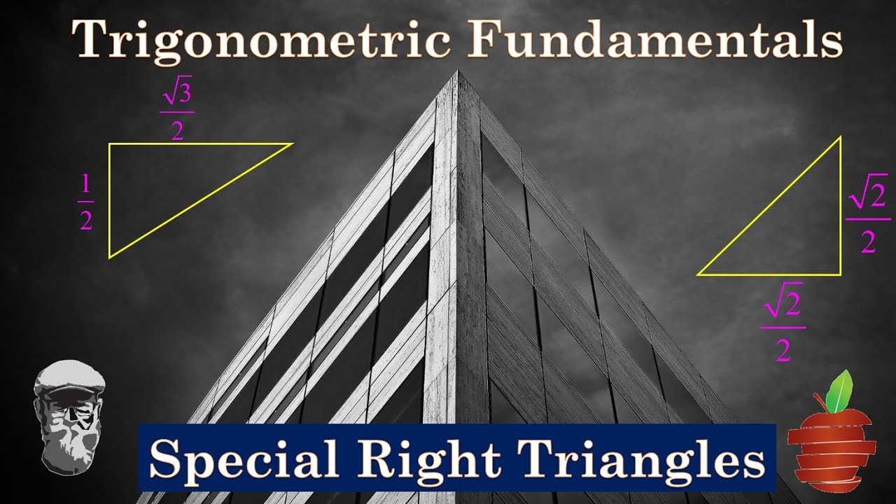 Special Right Triangles Part 1 - Fundamentals of Trigonometry - The Bearded Math Man