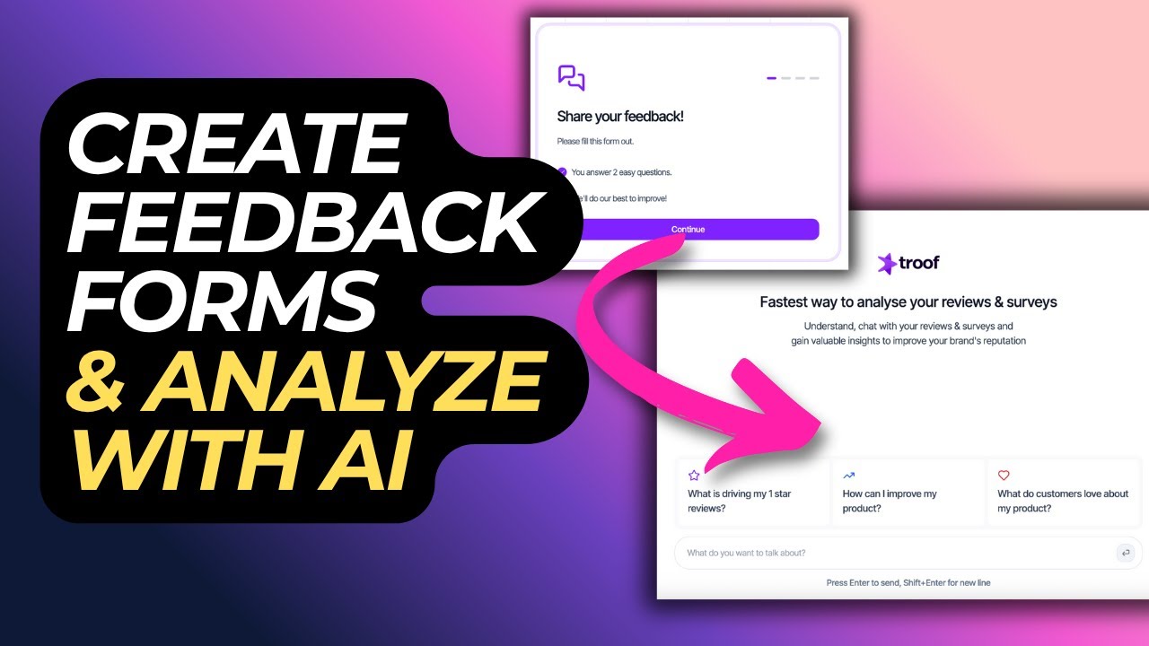 Build Customer Feedback Forms in Minutes + Get AI Insights Instantly (Step-by-Step)