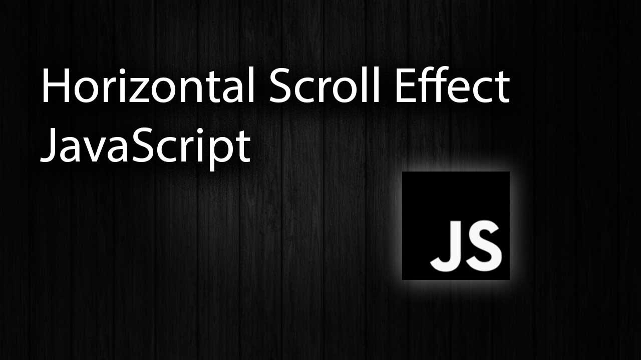 Horizontal Text Scroll Effect With JavaScript