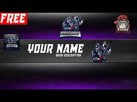 FREE Knight Mascot Logo/Banner/Avatar Template PSD File
