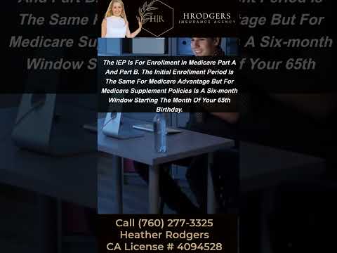What is the initial Medicare (IEP) enrollment period?