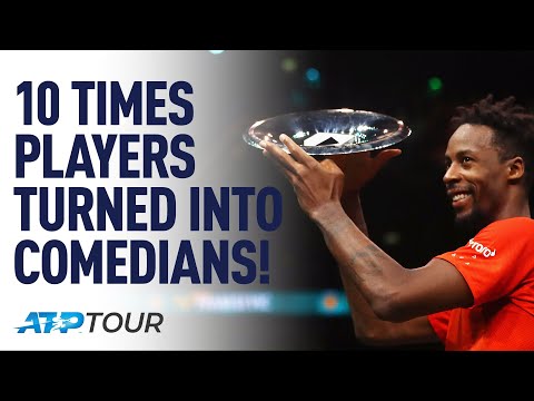 10 Times Tennis Players Made Us Laugh | TOP 10 | ATP