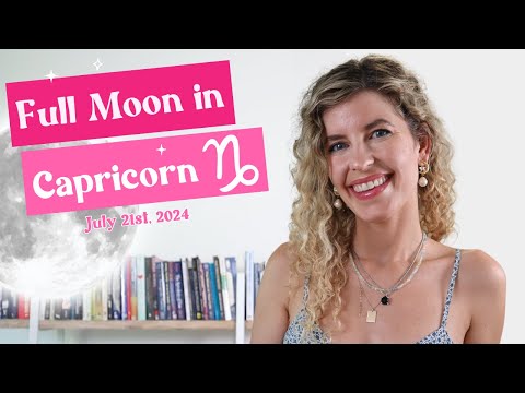 Two Capricorn Full Moons: BIG RELEASE🌕 (July 21, 2024) Its Meaning in Astrology & Journal Prompts✨
