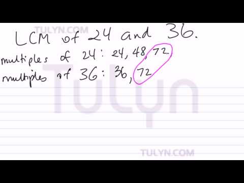 least common multiple 13