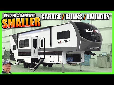 Ideal Setup if you DON'T have a SXS ATV! 2025 Valor 32A10 Fifth Wheel Toy Hauler by Alliance RV