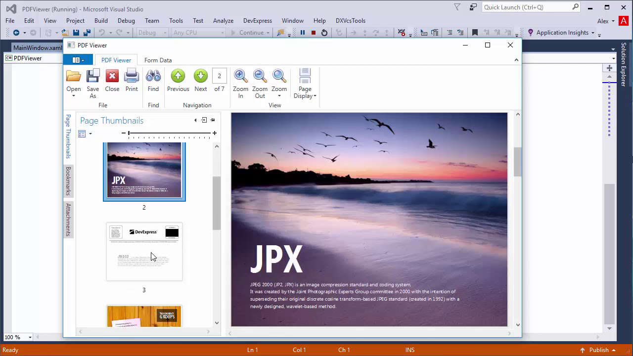 WPF PDF Viewer: Getting Started