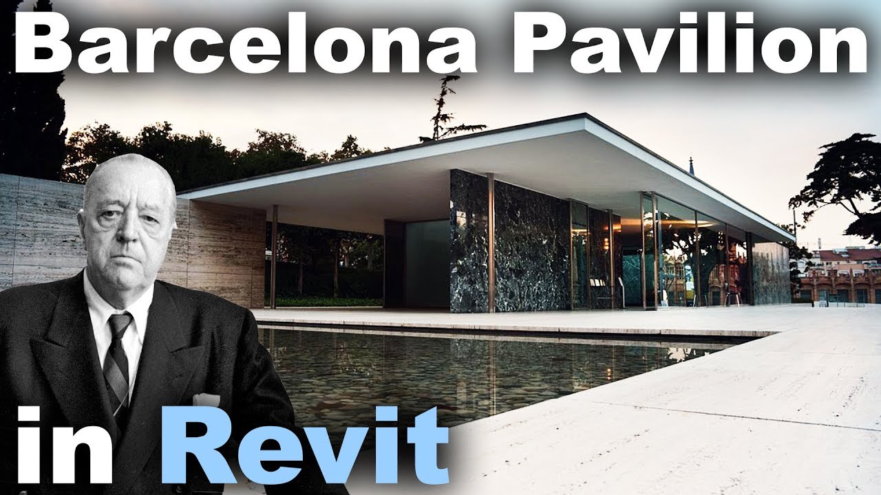 Barcelona Pavilion in Revit Tutorial
