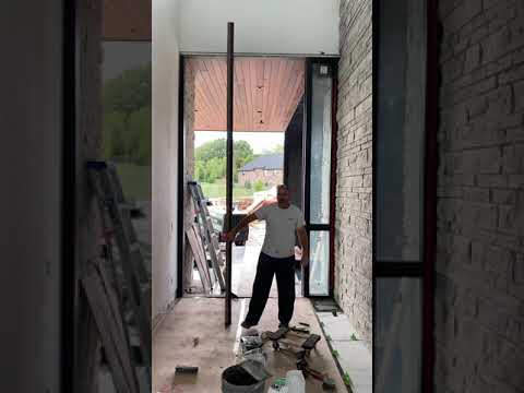 Giant 800 lb FritsJurgens custom pivot door!