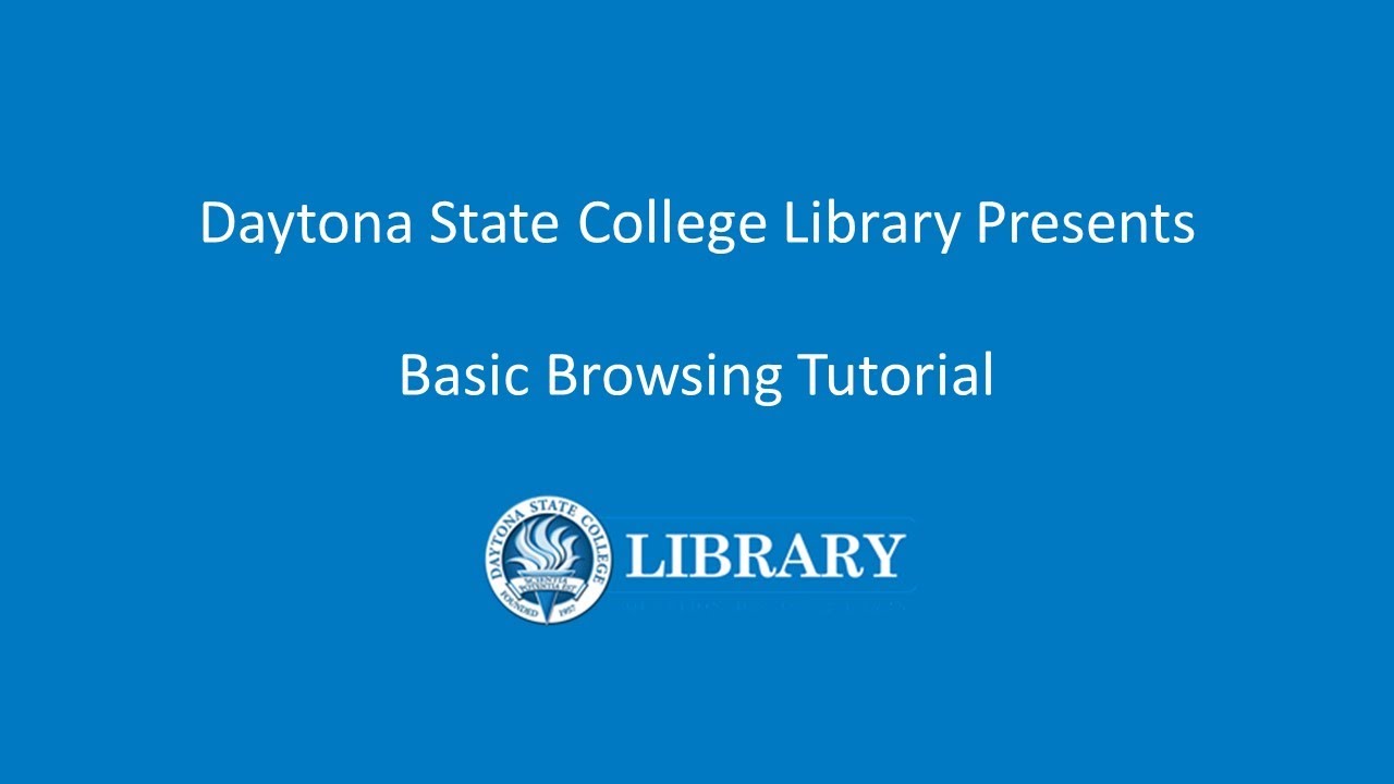 Basic Searching DSC Library Catalog Tutorial