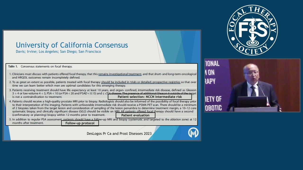 FTS 15 - Data Synthesis to Support Best Practices Statements in Focal Therapy