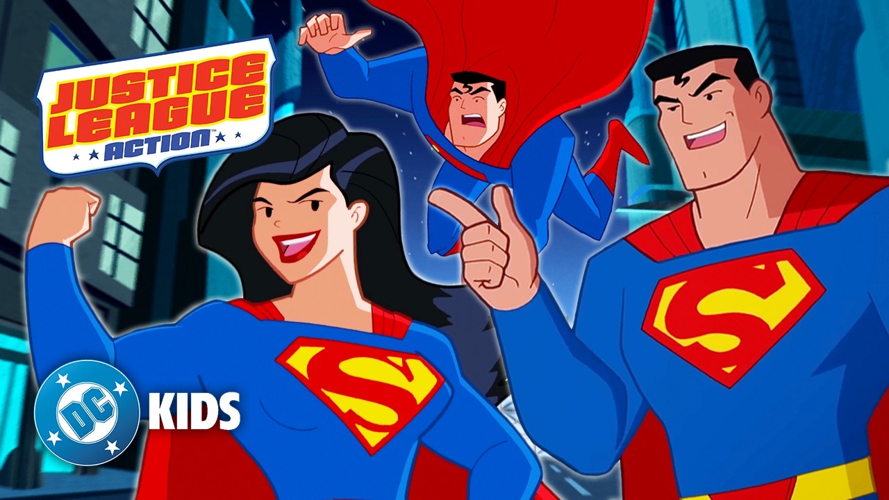 Funniest Superman Moments! 😂 | Justice League Action | @dckids