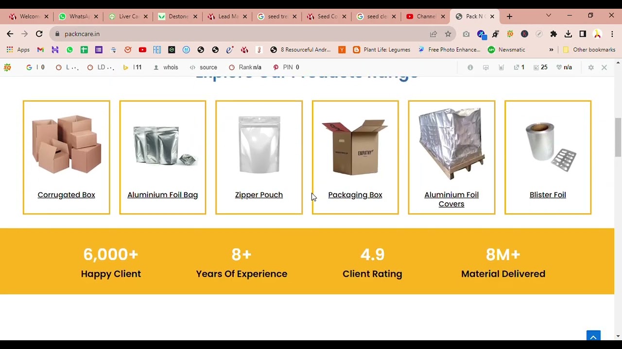 Pack N Care – Manufacturer of Packaging Products