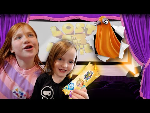 FAMiLY MOViE PARTY with ORANGE!! Rainbow Ghosts inside our House? Adley & Niko setup for new movies