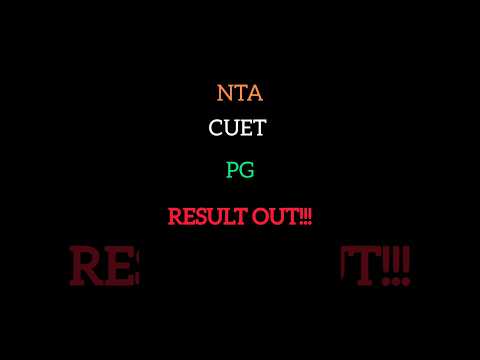 NTA CUET PG RESULT OUT🤯💥‼️ #cuet2025 #cuetexam #commerce #cuetug #cuetpg cuet2025 #nta #result
