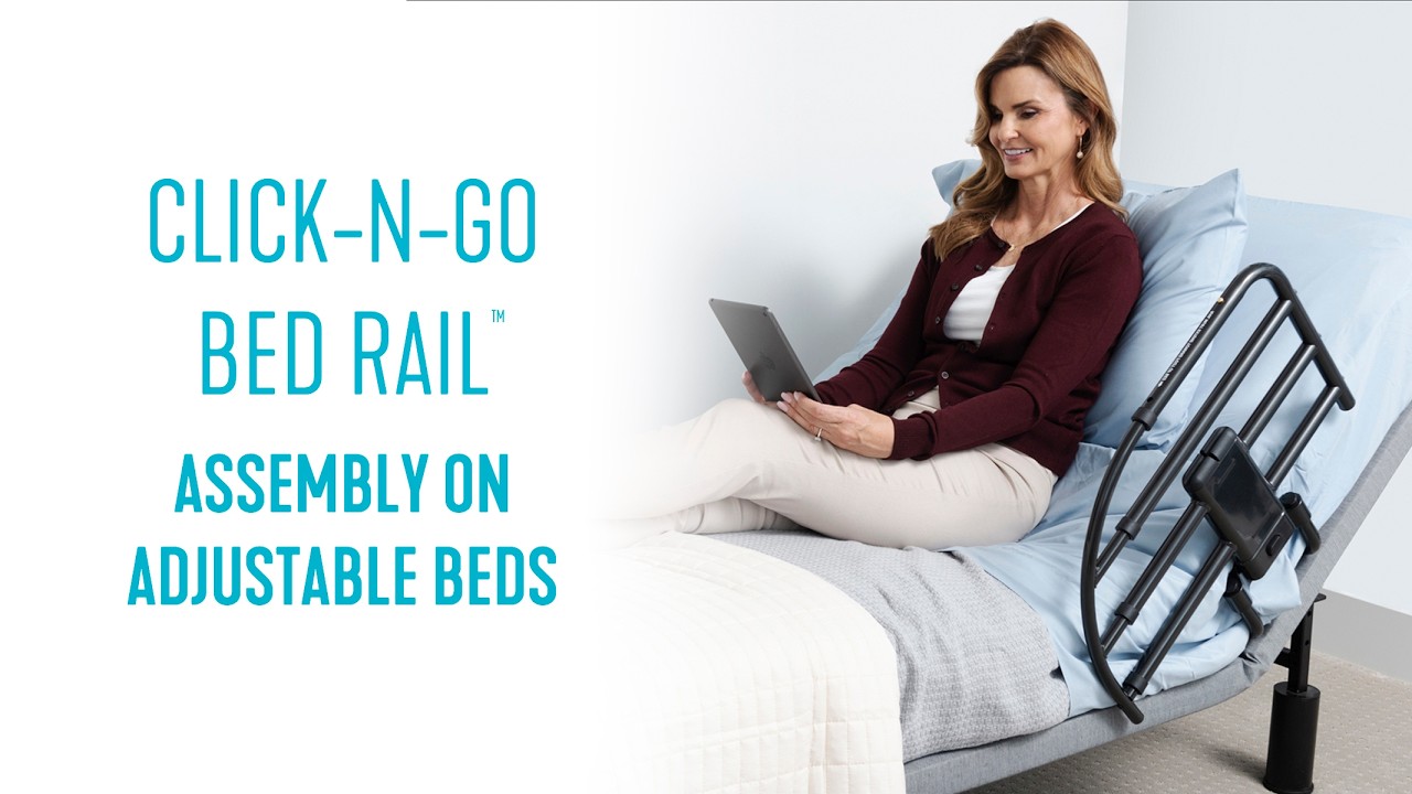 Stander Click-N-Go Extendable Bed Rail Assembly Tutorial for Adjustable Beds