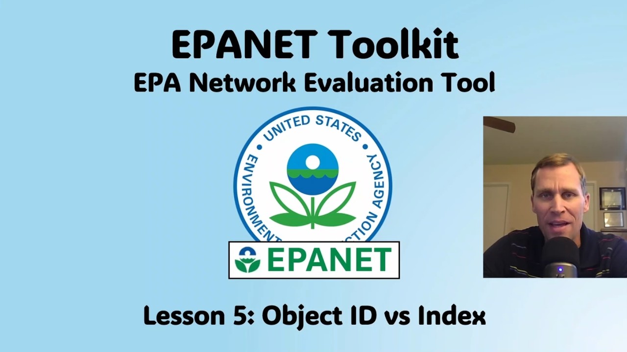 EPANET Toolkit Lesson 5 - Object Id vs Index