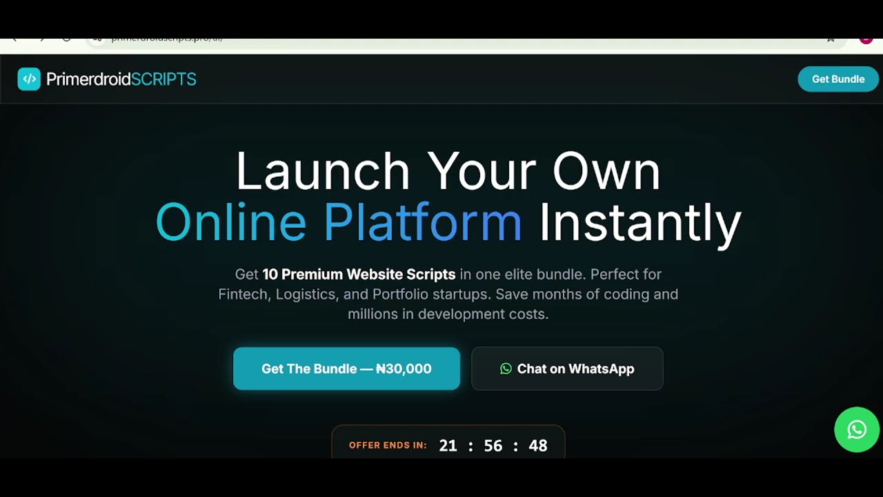 10-IN-1 MEGA WEBSITE SCRIPTS BUNDLE – BUILD & SELL WEBSITES FAST