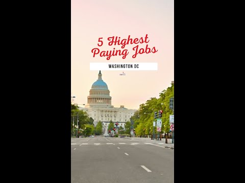 5 Highest Paying Jobs in Washington DC #shorts #salary