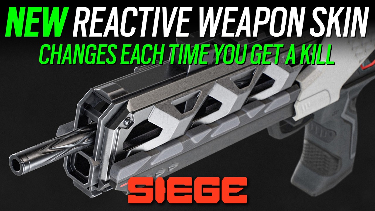 New Type Of Cosmetic Reactive Weapon Skin - 6News - Rainbow Six Siege