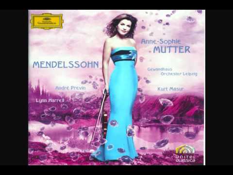 Annie-Sophie Mutter Mendelssohn Violin Concerto in E Minor, Op 64 ...