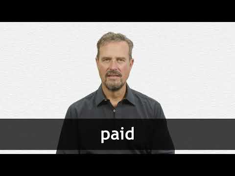 How to pronounce PAID in American English