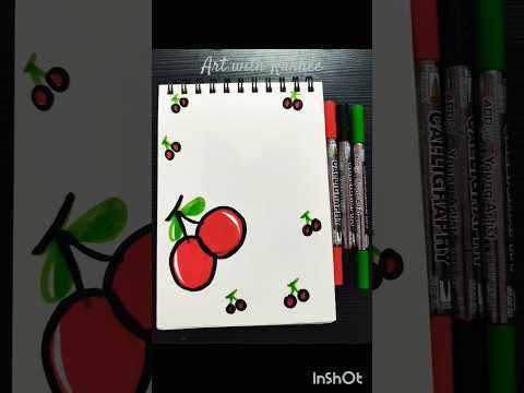 Aesthetic front page 🍒🍒 #projectworkdesigns #art #frontpage #borderdesign #trending #shorts