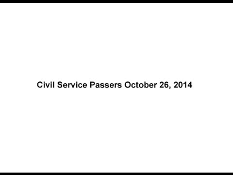 List of Civil Service Passers October 2014 Professional