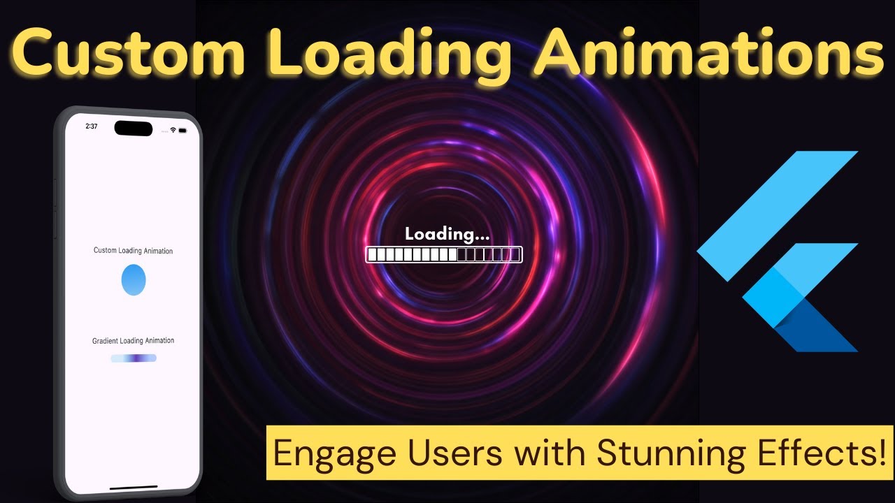 Flutter Loading Animations: Create Stunning Custom Effects to Wow Your Users!