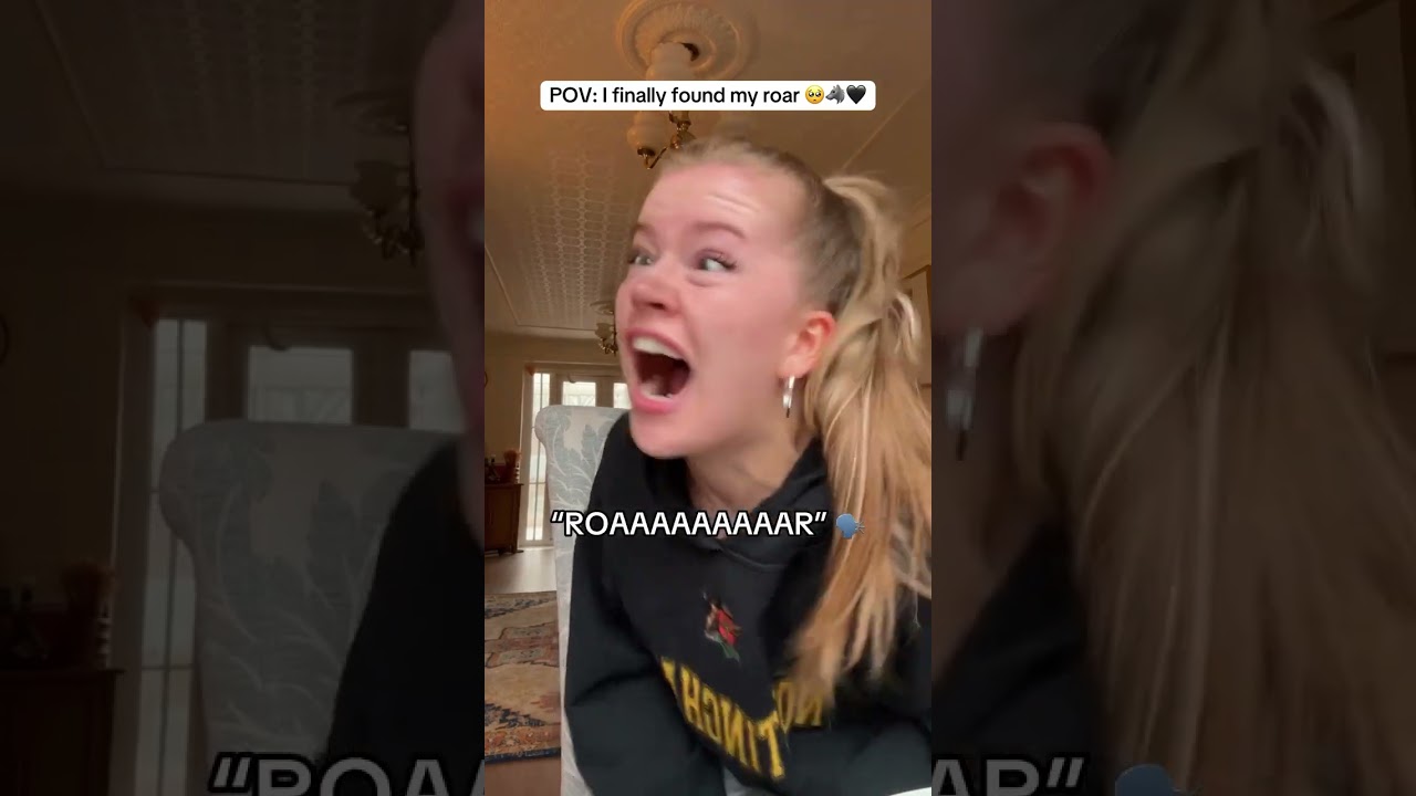 POV : - I finally found my roar 🥹🐺🖤#shorts #cringe #cringetiktoks #katiewhitney