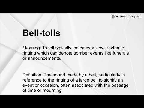 Bell-tolls Meaning