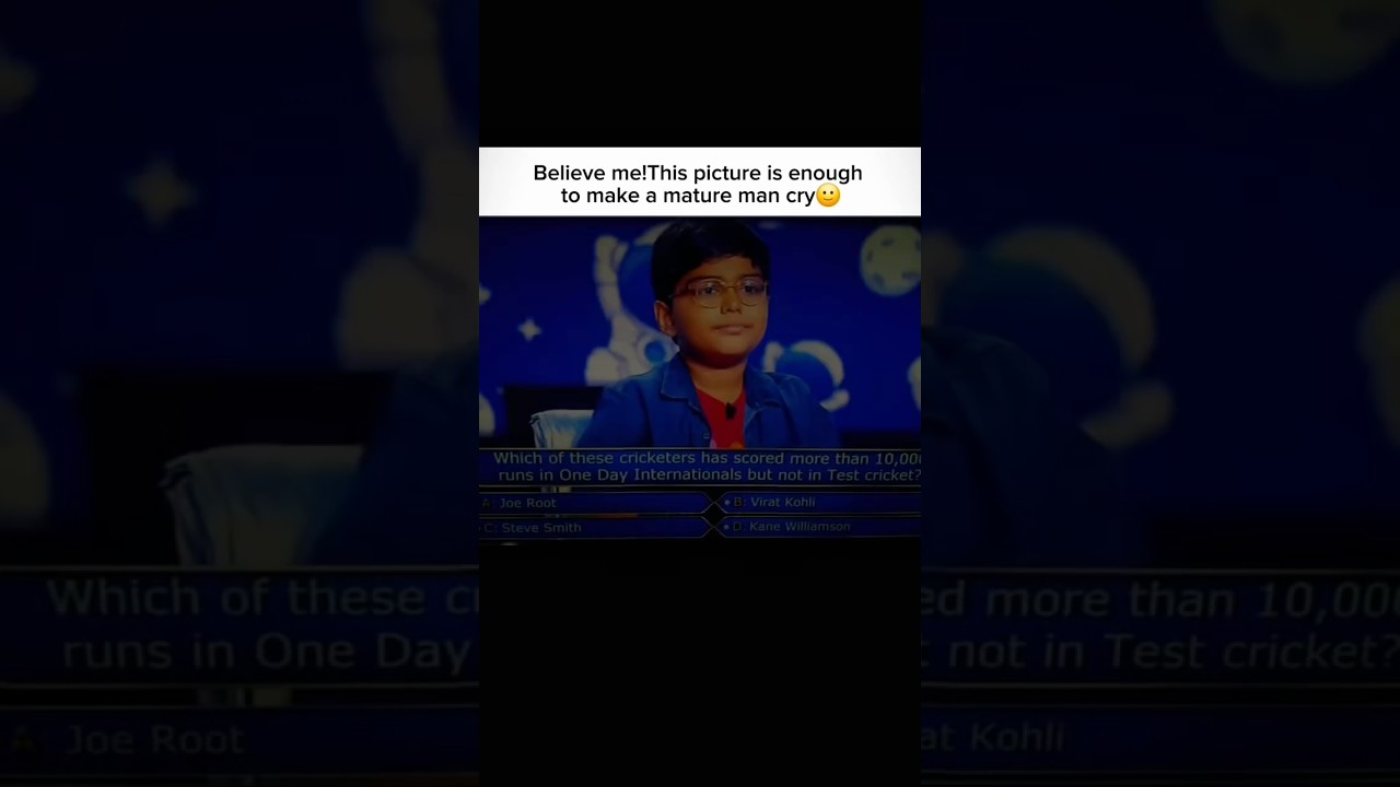 💔 “This Question Broke Every Cricket Fan’s Heart 😢 | KBC Emotional Moment