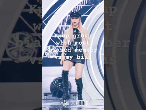 Kpop group with most biased vs my bias (no hate) #kpop #girlgroup #itzy #lesserafim #aespa #ive #ytb