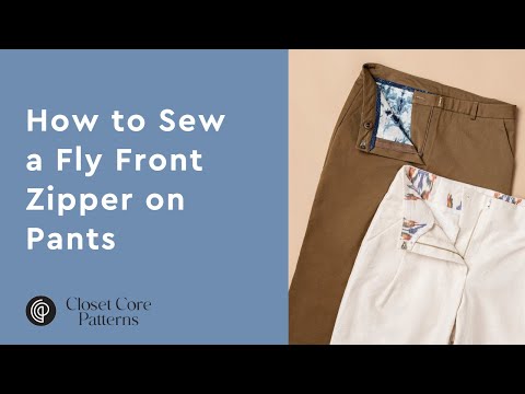 How to Sew a Fly Front Zipper