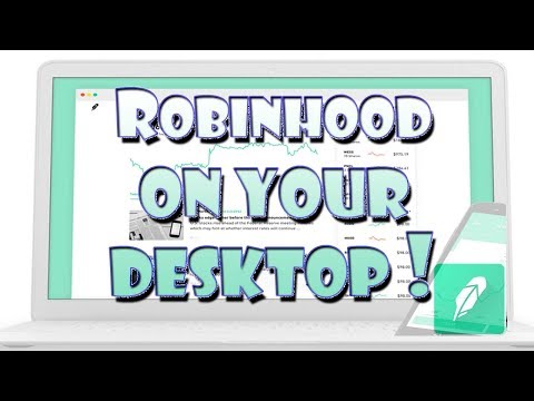 Robinhood APP | NOW Trade Stocks on YOUR COMPUTER!