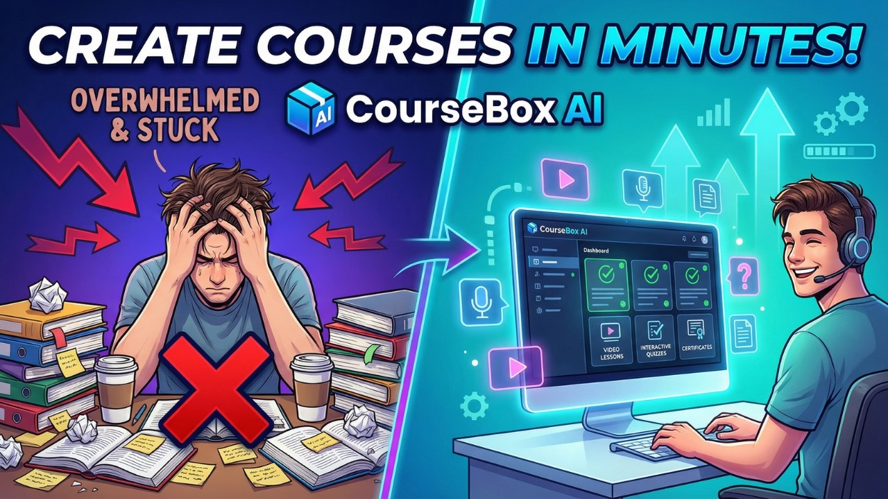 Create a Complete Online Course in Minutes with AI | Coursebox AI Tutorial 2026