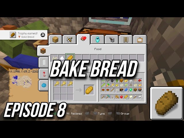 Minecraft Achievement Guide: Bake Bread