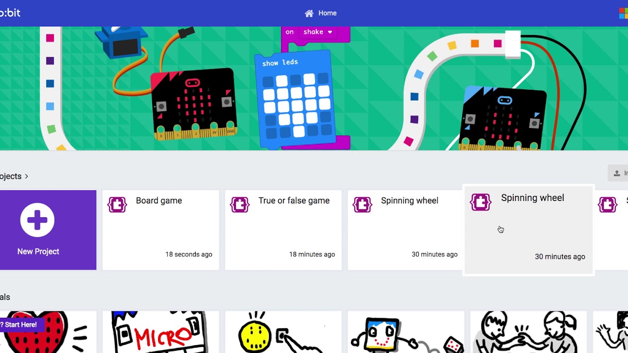 Saving projects in MakeCode