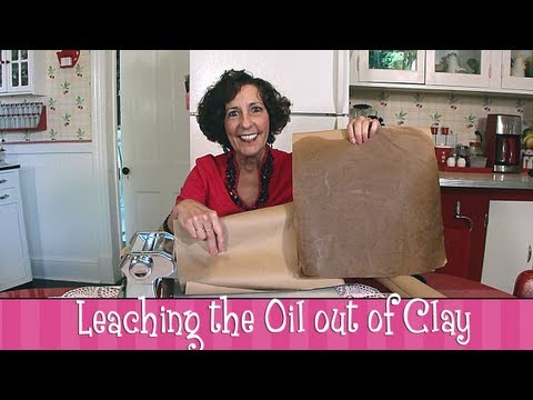 Leaching The Clay | Polymer Clay by Deb .TV