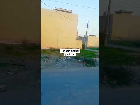 Al Rehman Garden Phase 2 J block 8 Marla corner plot for sale hot location near joyland 03234659969