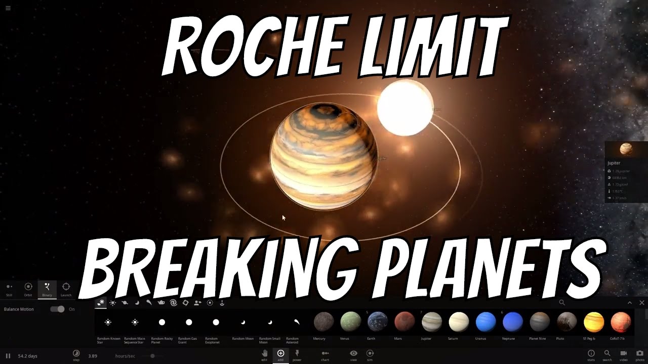 Can We Combine All Planets Using Roche Limit? - Universe Sandbox²