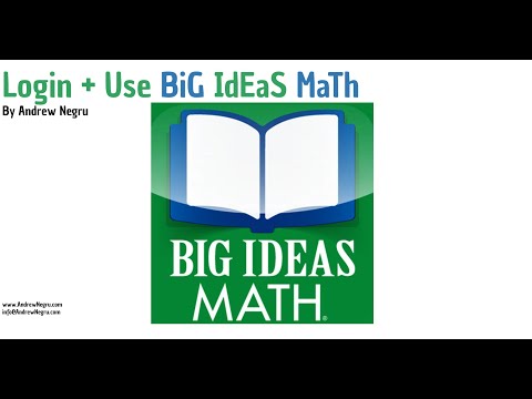 Login and Use Big Ideas Math