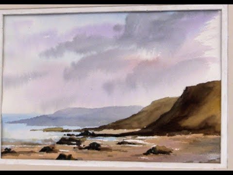 Watercoloring tips for beginners using the Hake brush