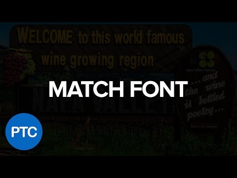 How To Match Fonts In Photoshop