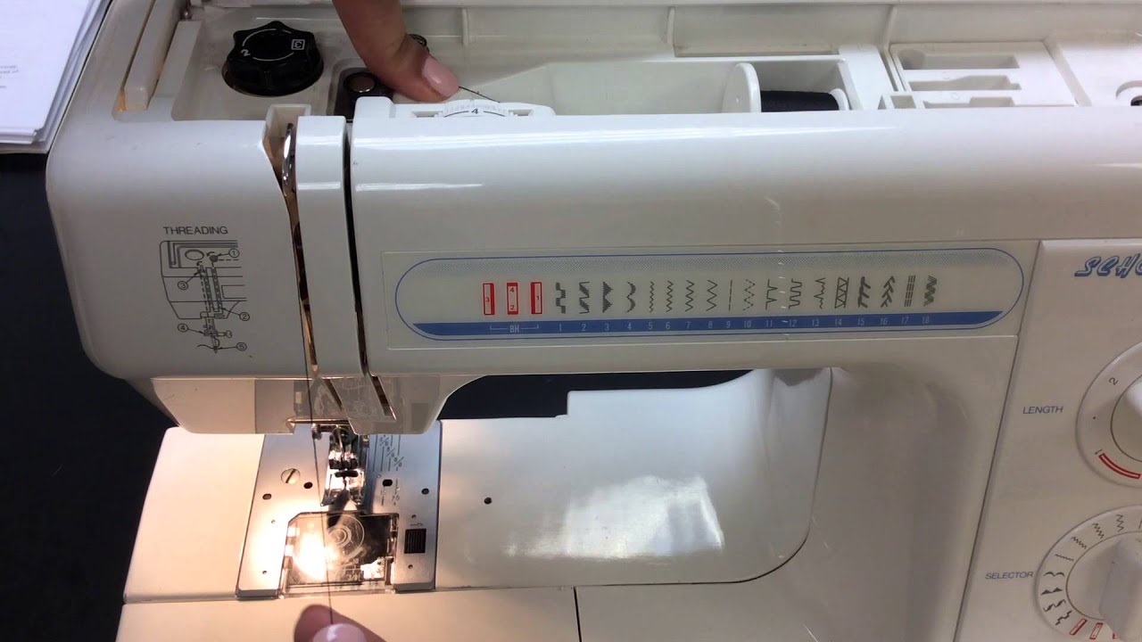 Top Threading the Janome Schoolmate