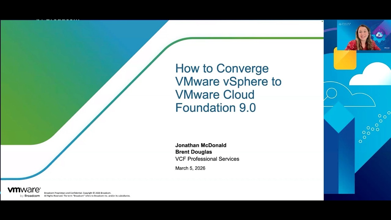 How to Converge a VMware vSphere Environment to VMware Cloud Foundation 9.0