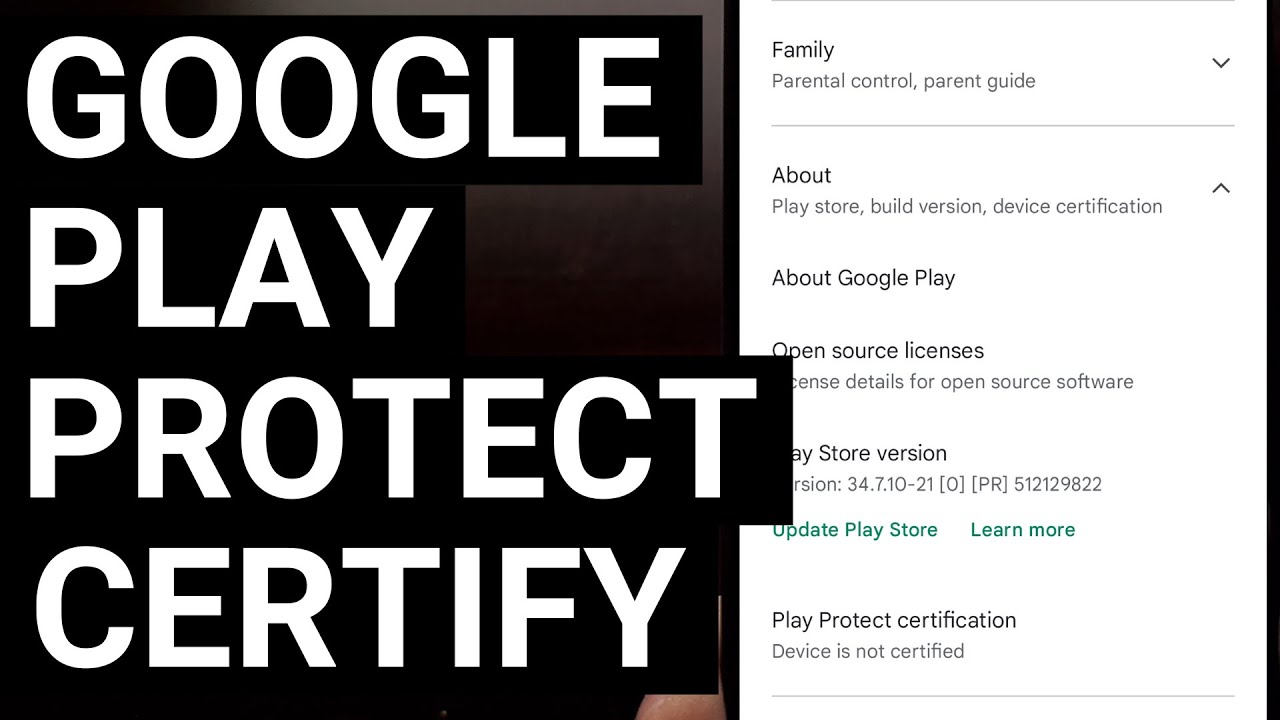 How to Manually Add a Device to Google Play Protect Certification