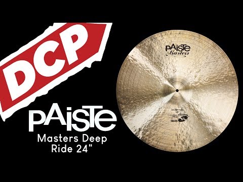 Paiste 24" Masters John "JR" Robinson Signature Groove Deep | Reverb