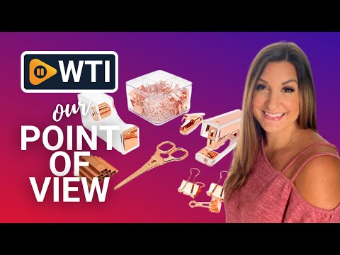 Gutyble Rosegold Office Supplies Set | Our Point Of View